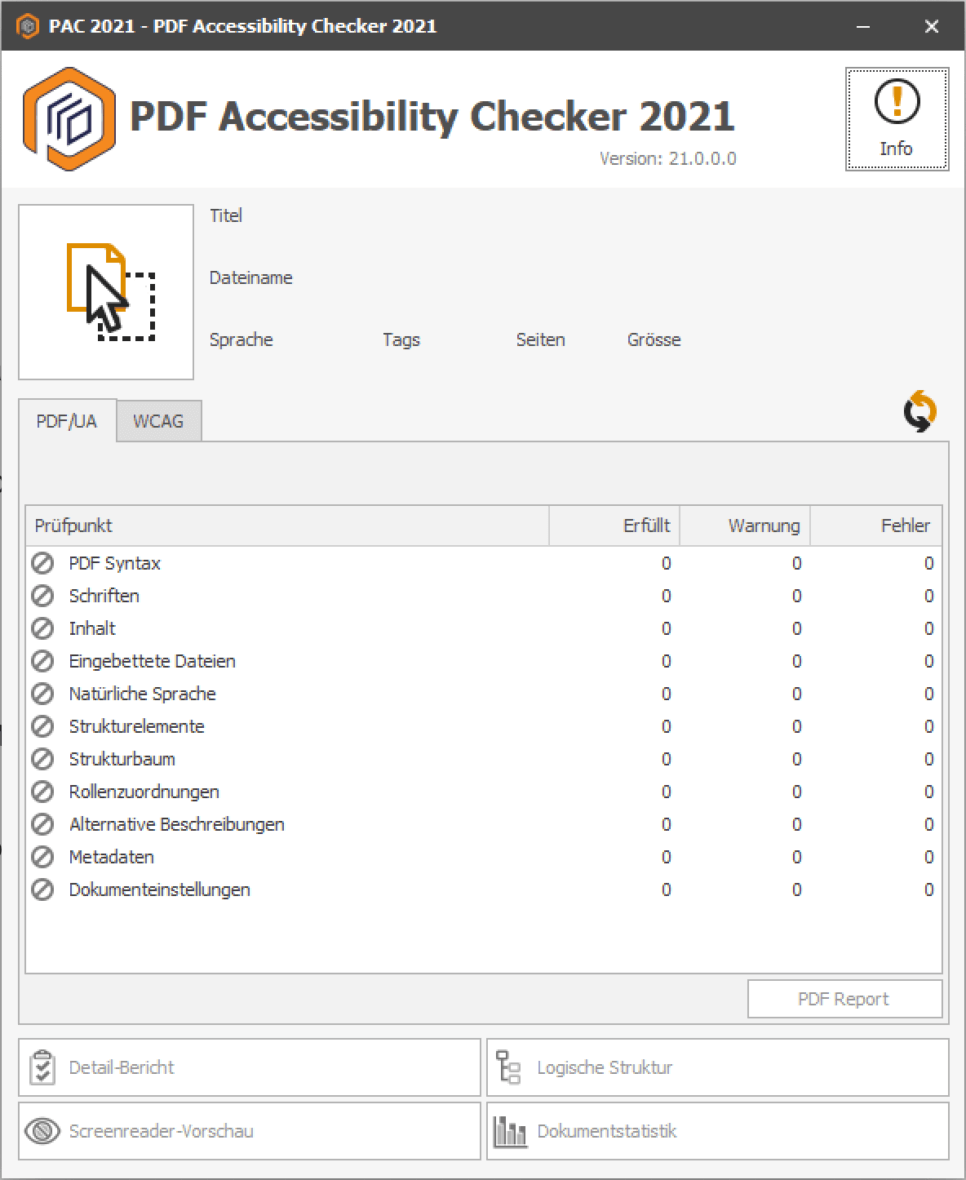 PDF Accessibility Checker (PAC) 2021 veröffentlicht